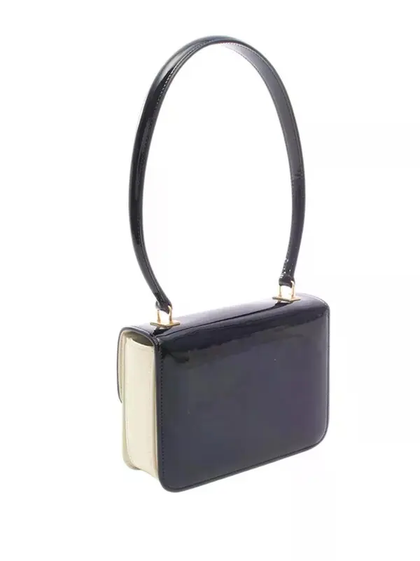 Celine Teen Bicolor Patent Garance Handbag
