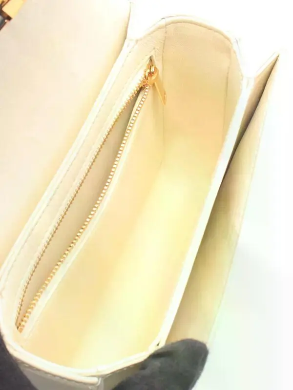 Celine Teen Bicolor Patent Garance Handbag