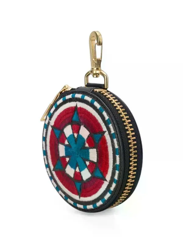 BLACK MEANS Embroidered Coin Wallet