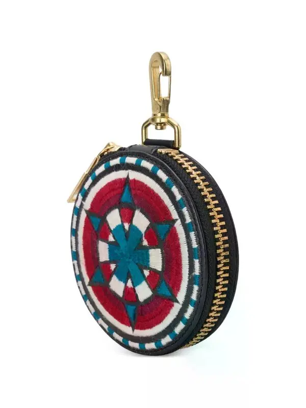 BLACK MEANS Embroidered Coin Wallet