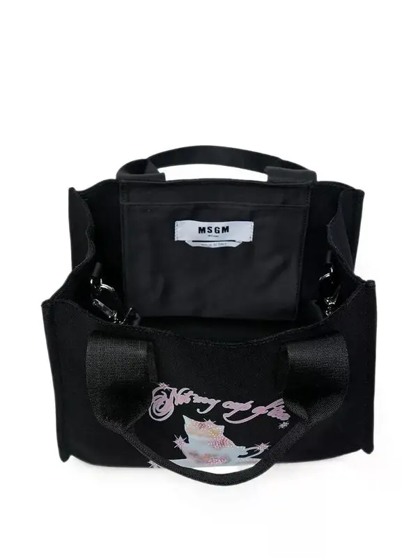MSGM Graphic Print Tote Bag