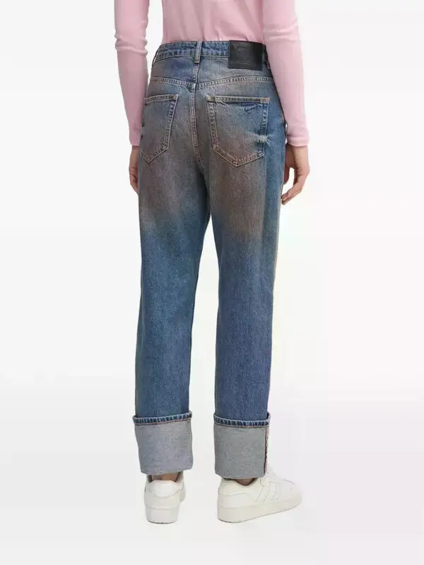 Sisley Faded Turn-up Jeans