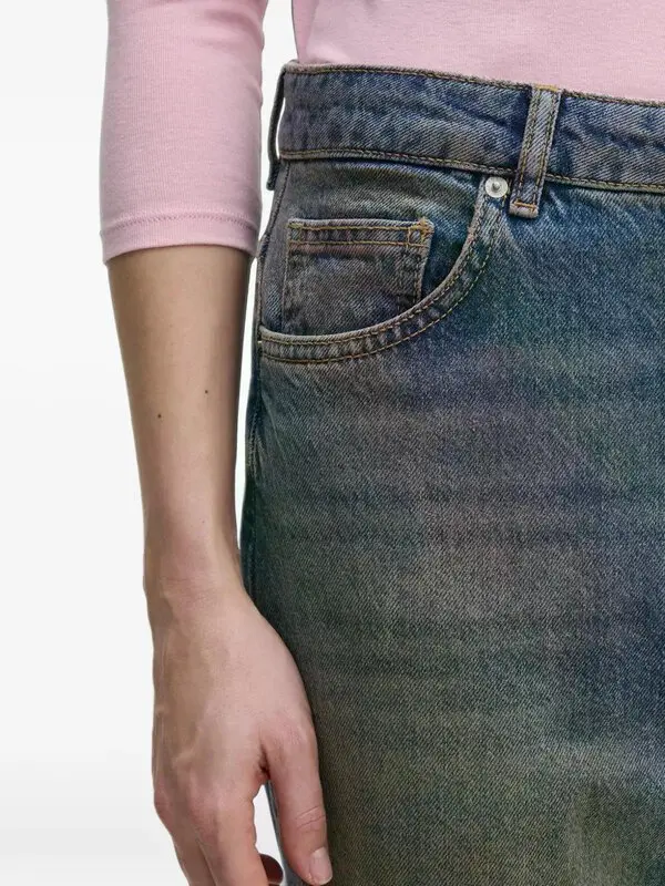 Sisley Faded Turn-up Jeans