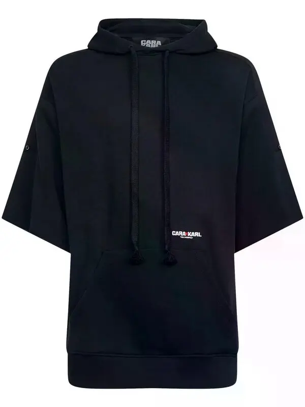 Karl Lagerfeld X Cara Delevingne Logo-print Hoodie