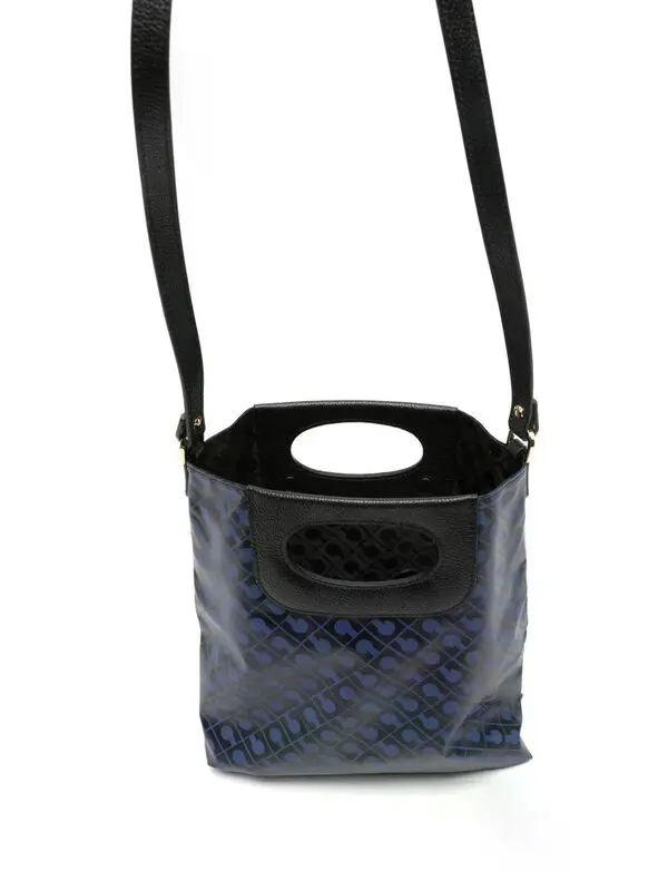 GHERARDINI Monogram-print Tote Bag - Black