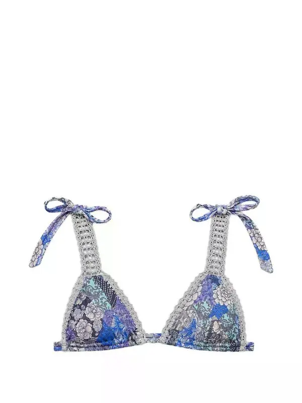 DEL MAAR Yuri Bikini Top - Blue