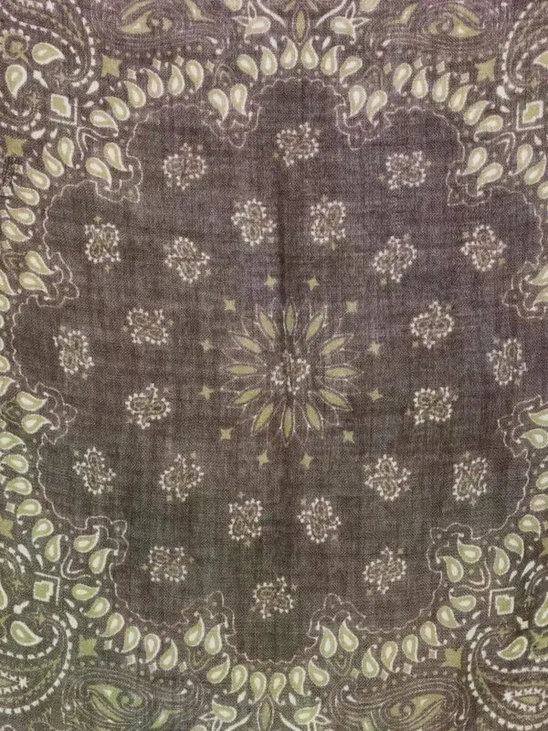 SGOMBERO CANTINE Luna Paisley-print Frayed Scarf