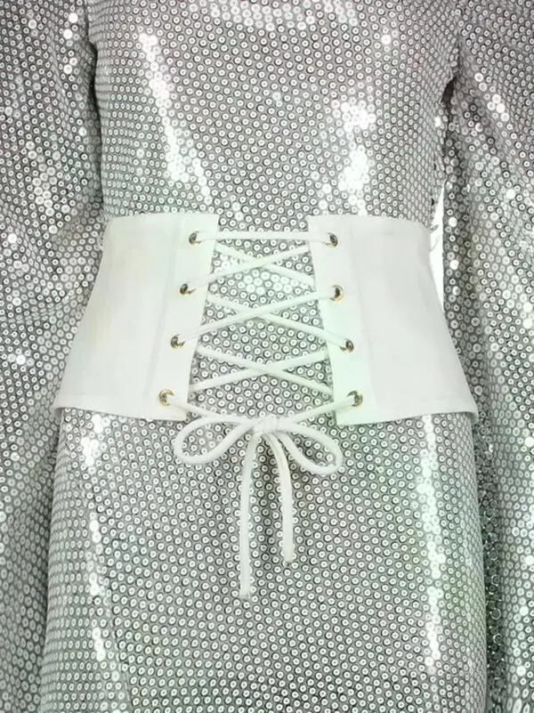ELLERY Sequin-embellished Corset-style Maxi Dress