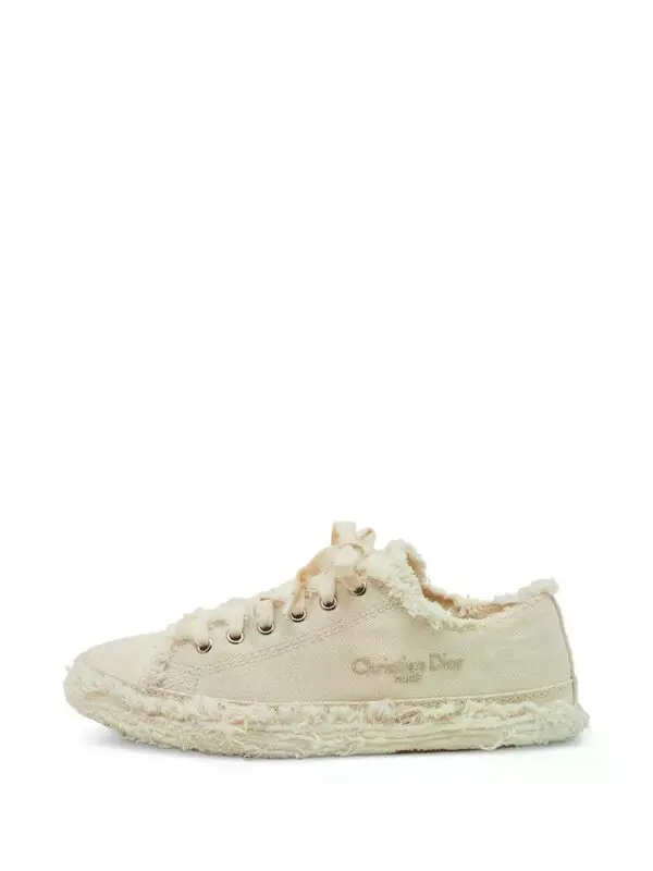 Dior D-blaze Frayed Sneakers