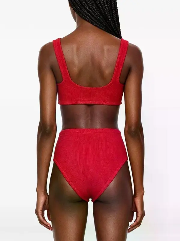 Hunza G Nadine Crinkle-effect Bikini