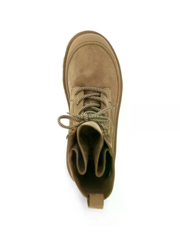 Moncler Vera High Nubuck Lace-up Boots