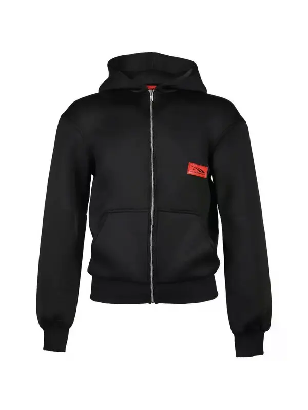 LA MASKARADE Logo-patch Zip-up Hoodie