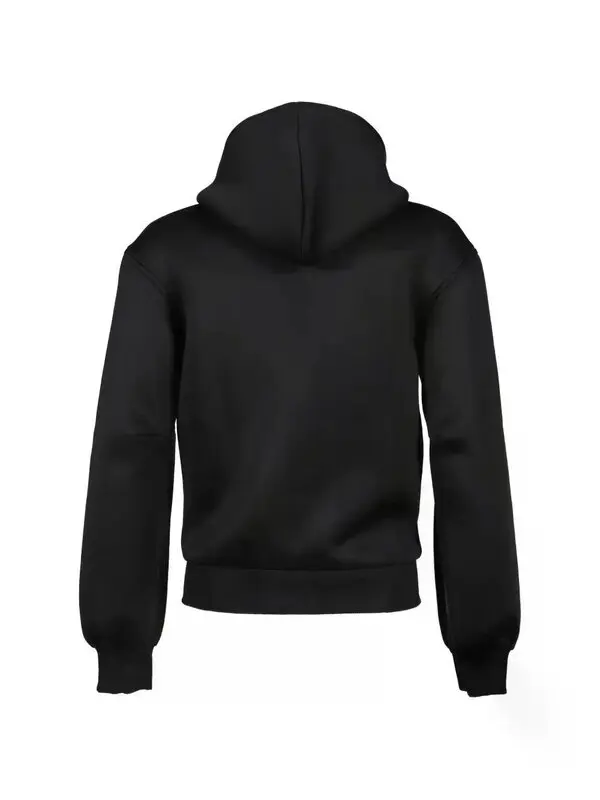 LA MASKARADE Logo-patch Zip-up Hoodie