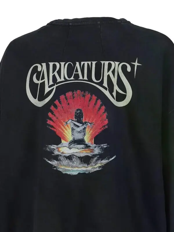 JUN/NAKAYAMA Graphic-print Cotton Sweater