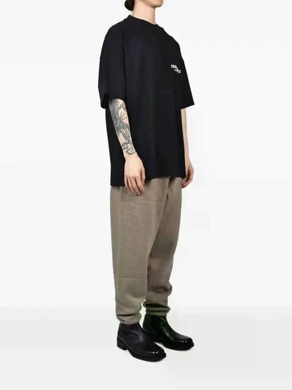ESSENTIALS Logo-embroidered Classic-fit T-shirt