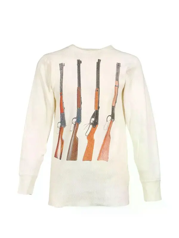 JOSHUA J. Graphic-print Waffle-knit T-shirt