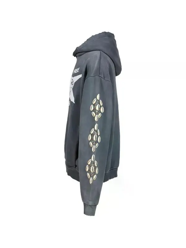 BARRIERS Cowrie Crystal Hoodie