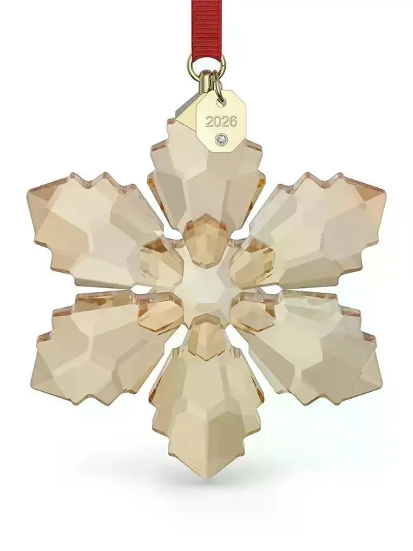 SWAROVSKI X Gergely Szoeke Annual Edition Snowflake Ornament - Brown