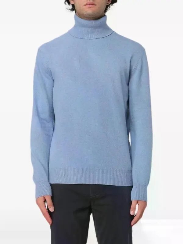 XC Roll-neck Sweater - Blue