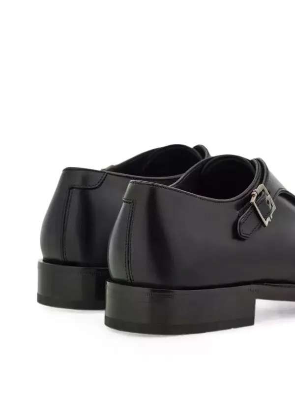 FERRAGAMO Calfskin Double Monkstrap Shoes