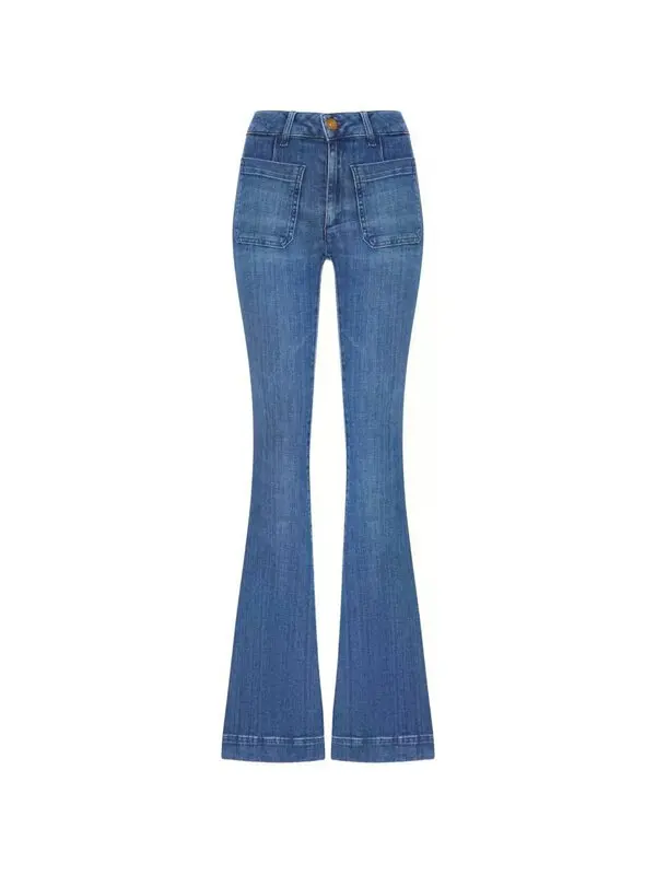 Seafarer Patch-pocket Flared Jeans