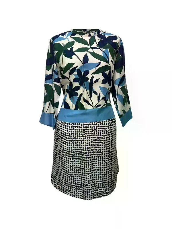 Max Mara 2020s Floral-print Silk Dress