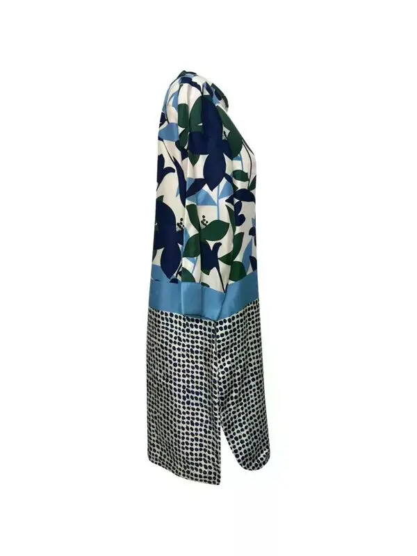Max Mara 2020s Floral-print Silk Dress