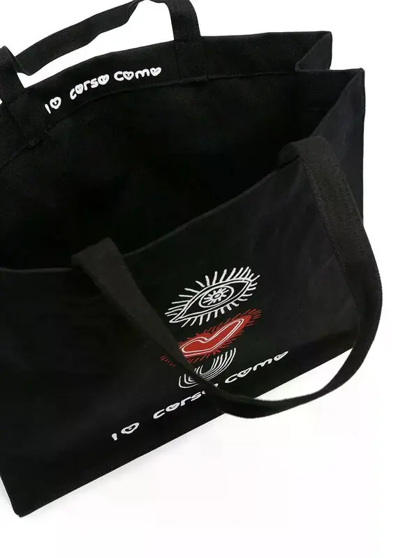 10 CORSO COMO Printed Canvas Tote Bag