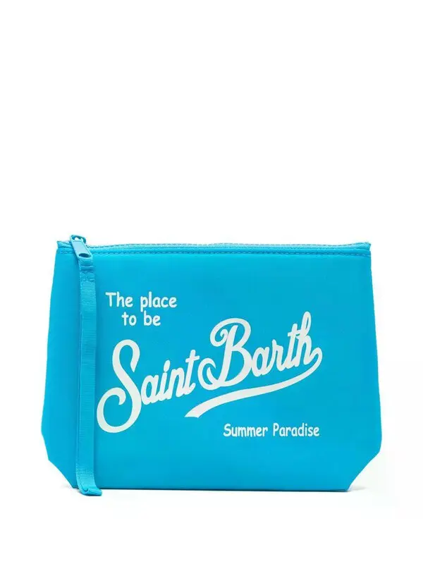 MC2 SAINT BARTH Aline Logo-print Clutch Bag