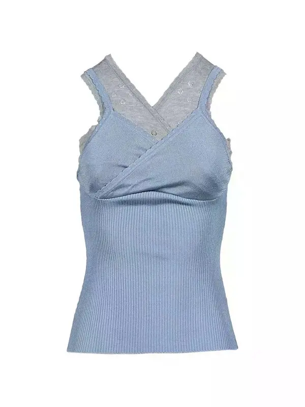 AUGUST BARRON Layered Double Camisole Top
