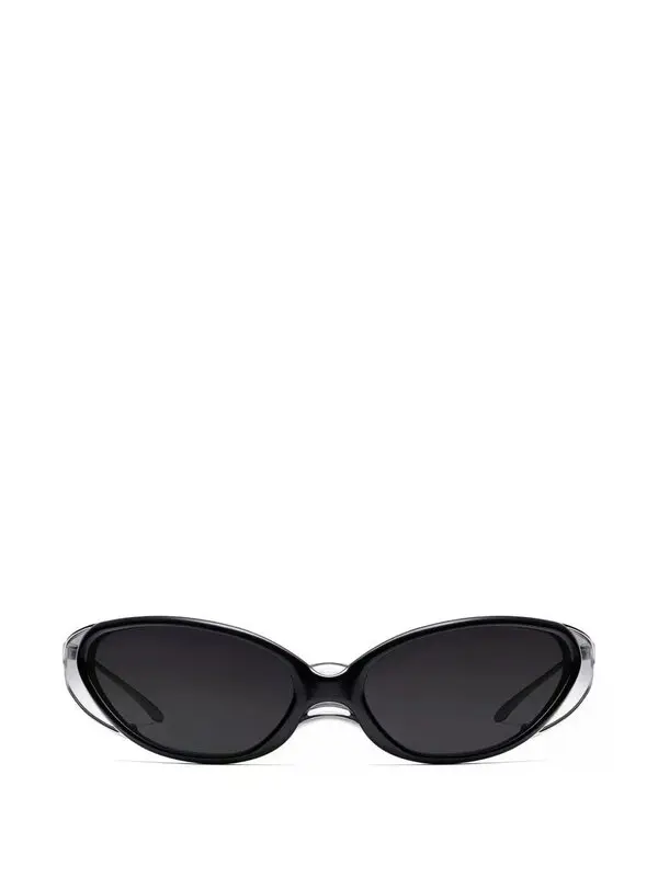 GENTLE MONSTER Noiz Veil Wraparound Sunglasses - Black