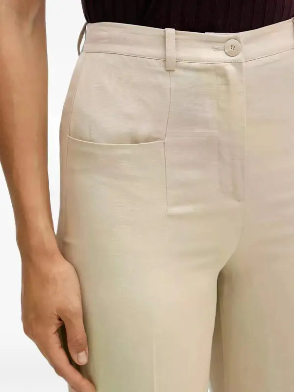 Sisley Pressed-crease Straight-leg Trousers