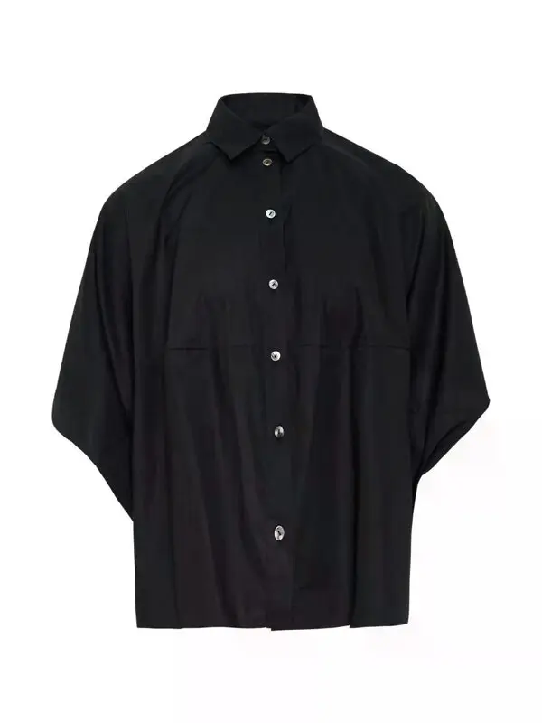 ENFOLD Draped Hexagon Shirt