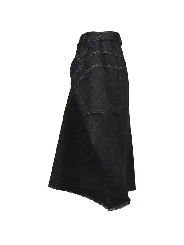 LỰU ĐẠN Cut-off Wide-fit Shorts