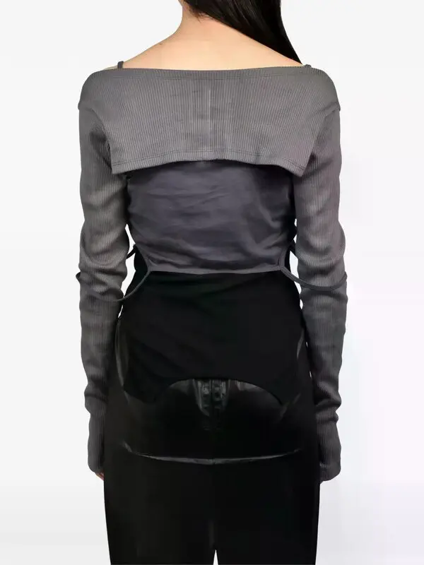 SRVC STUDIO Layered Cut-out Top