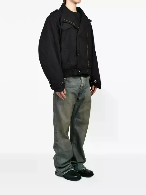 NO/FAITH STUDIOS Balloon-silhouette Jacket - Black