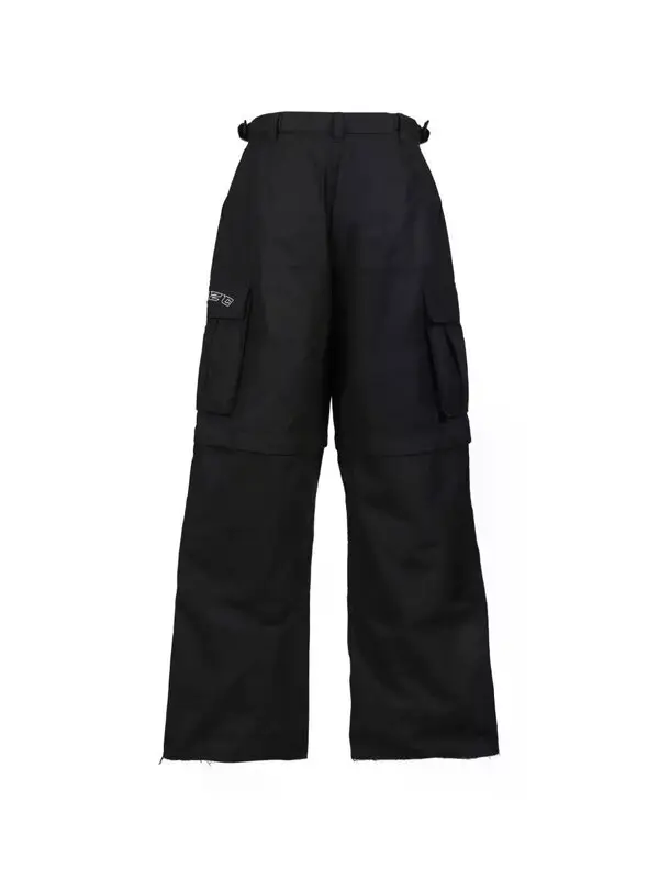 032C Double-edged Sword Zip-off Cargo Pants - Black