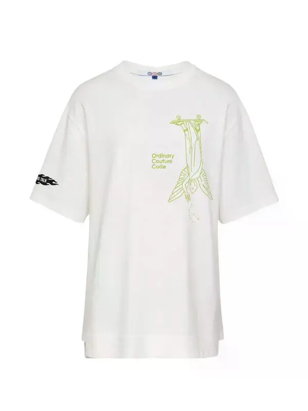 ORDINARY COUTURE CODE Graphic-print T-shirt