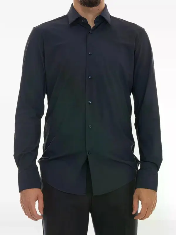 BOSS Slim-fit Shirt In Performance-stretch Jersey