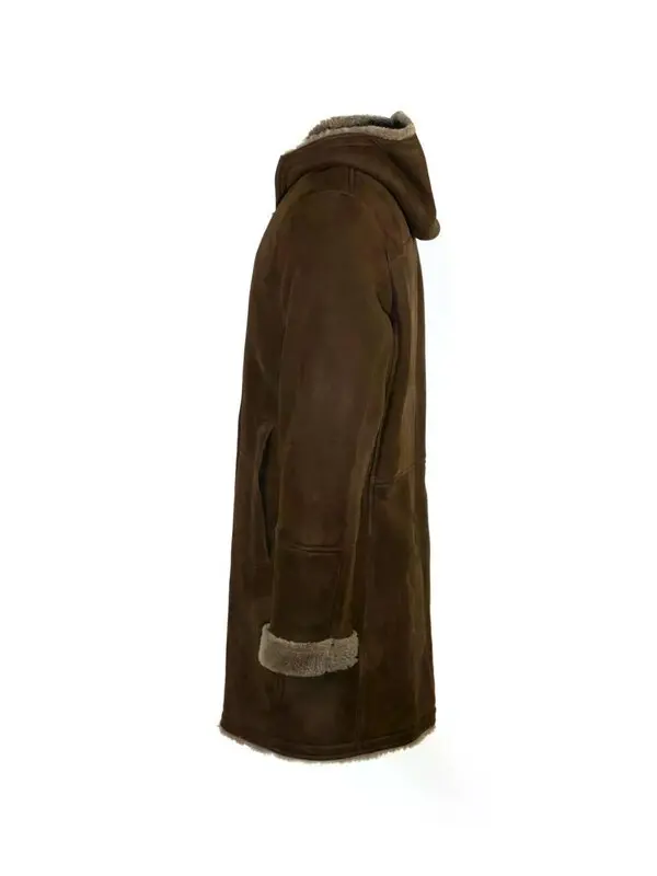VOLFAGLI FIRENZE Hooded Fur-trimmed Coat
