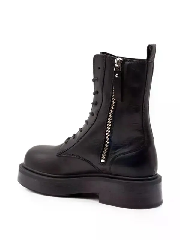 VIC MATIE Leather Lace-up Platform Boots