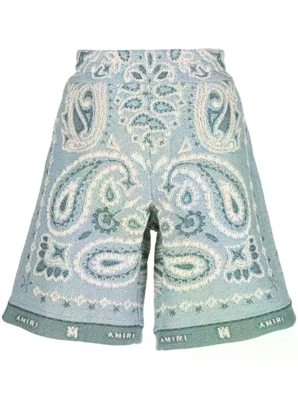 Amiri Paisley-embroidered Shorts