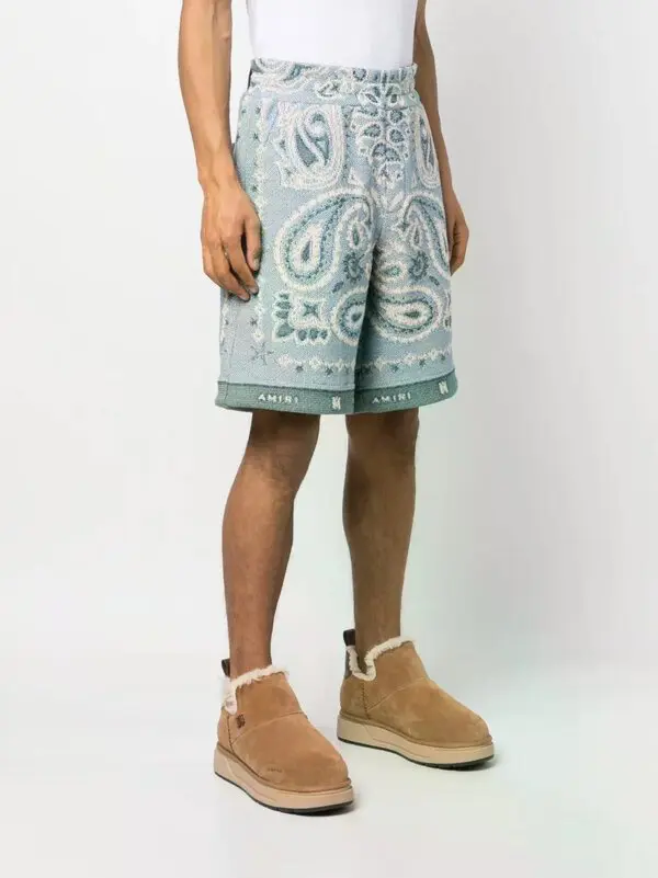 Amiri Paisley-embroidered Shorts