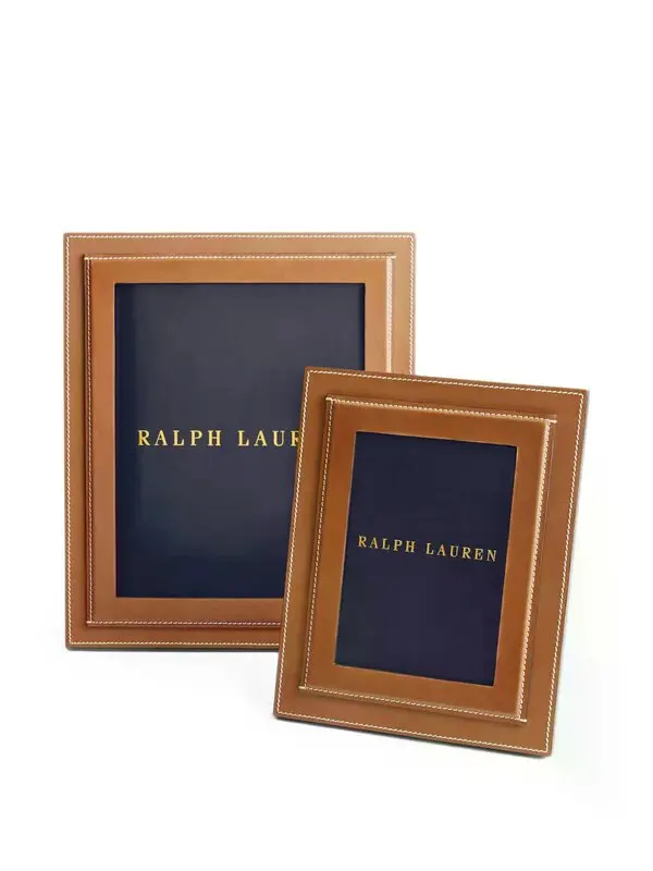 Ralph Lauren Brennan Leather Picture Frame - Brown