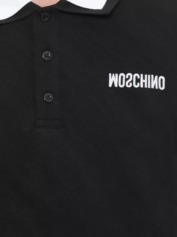 Moschino Logo-embroidered Polo Shirt