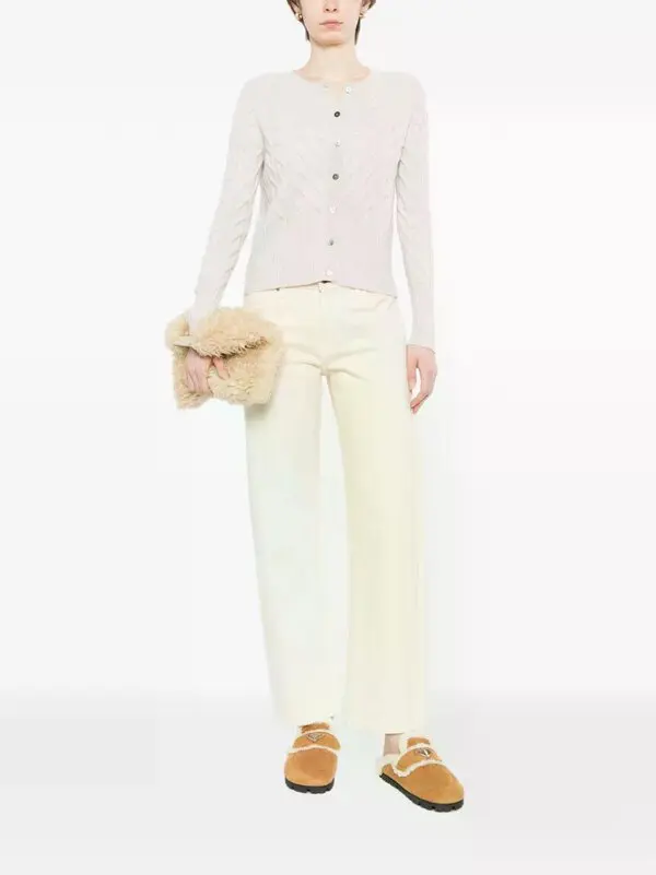 N.peal Myla Cable-knit Cardigan