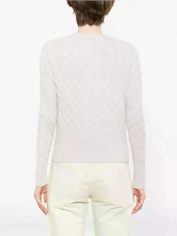 N.peal Myla Cable-knit Cardigan