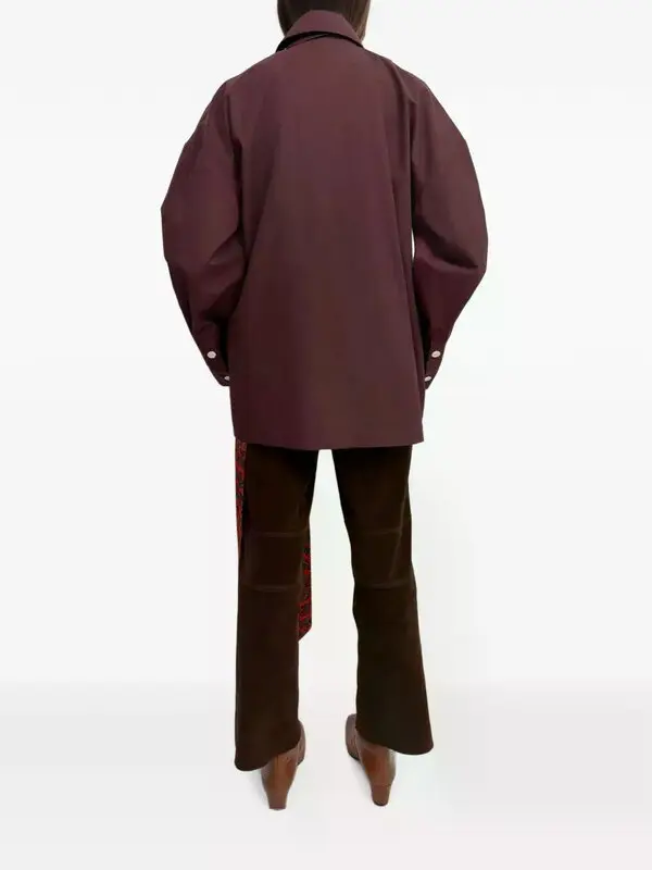 Rodebjer Cape-detail Press-stud Jacket