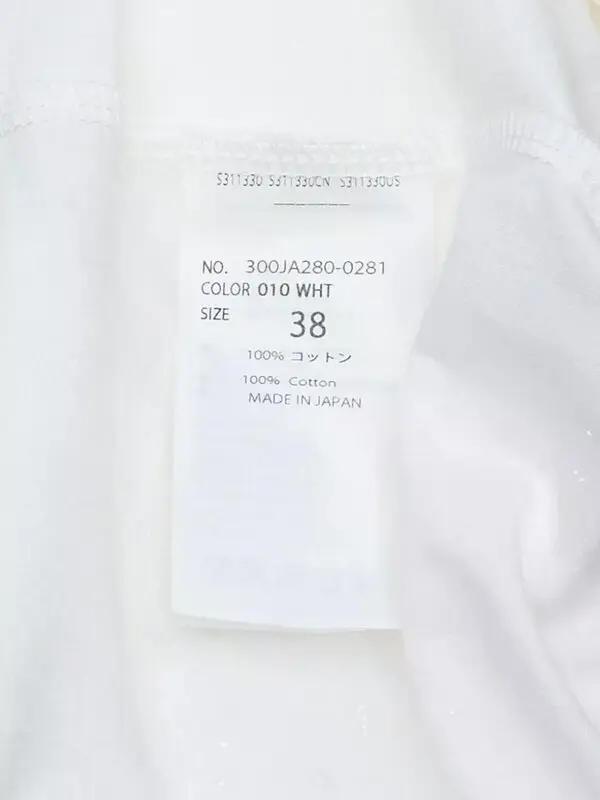 ENFOLD Ribbon-embellished Long-sleeve T-shirt