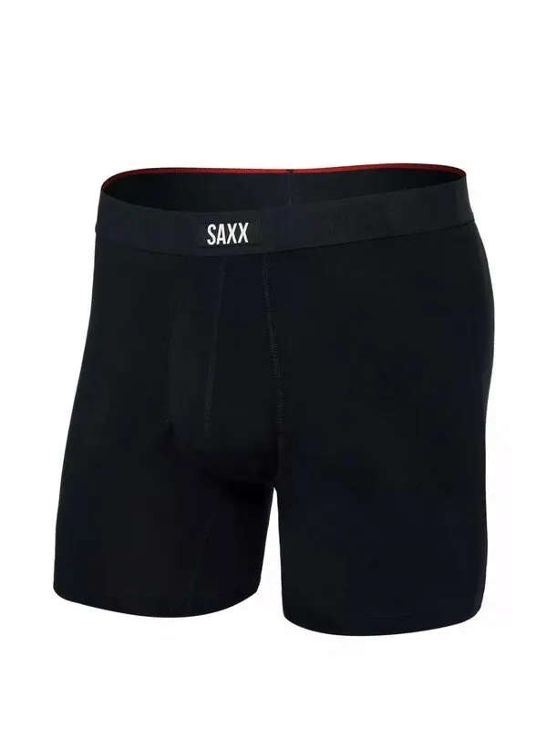 SAXX Logo-waistband Boxer Briefs